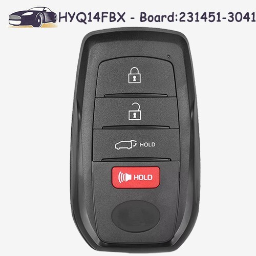 Smart Remote Key Fob HYQ14FBX 231451-3041 for 2024 2025 Toyota Grand ...