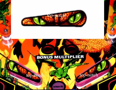 DEVILS DARE Pinball Flipper Armour 3 piece | eBay