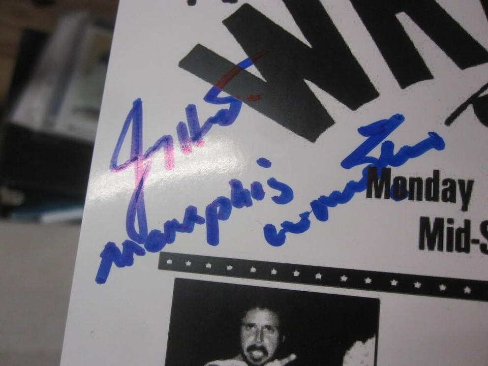 Jimmy Hart vs Andy Kaufman King of Sports 1983 Autographed Pro ...