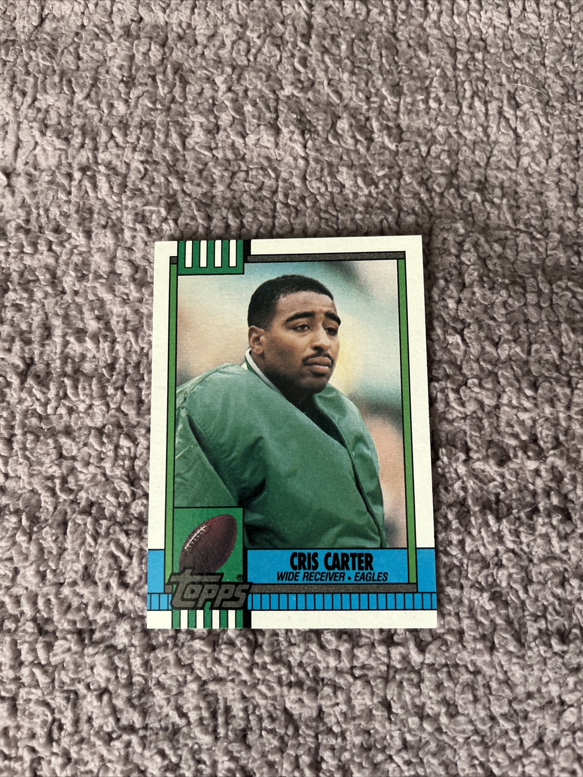 1990 Topps Cris Carter Philadelphia Eagles #92 | eBay