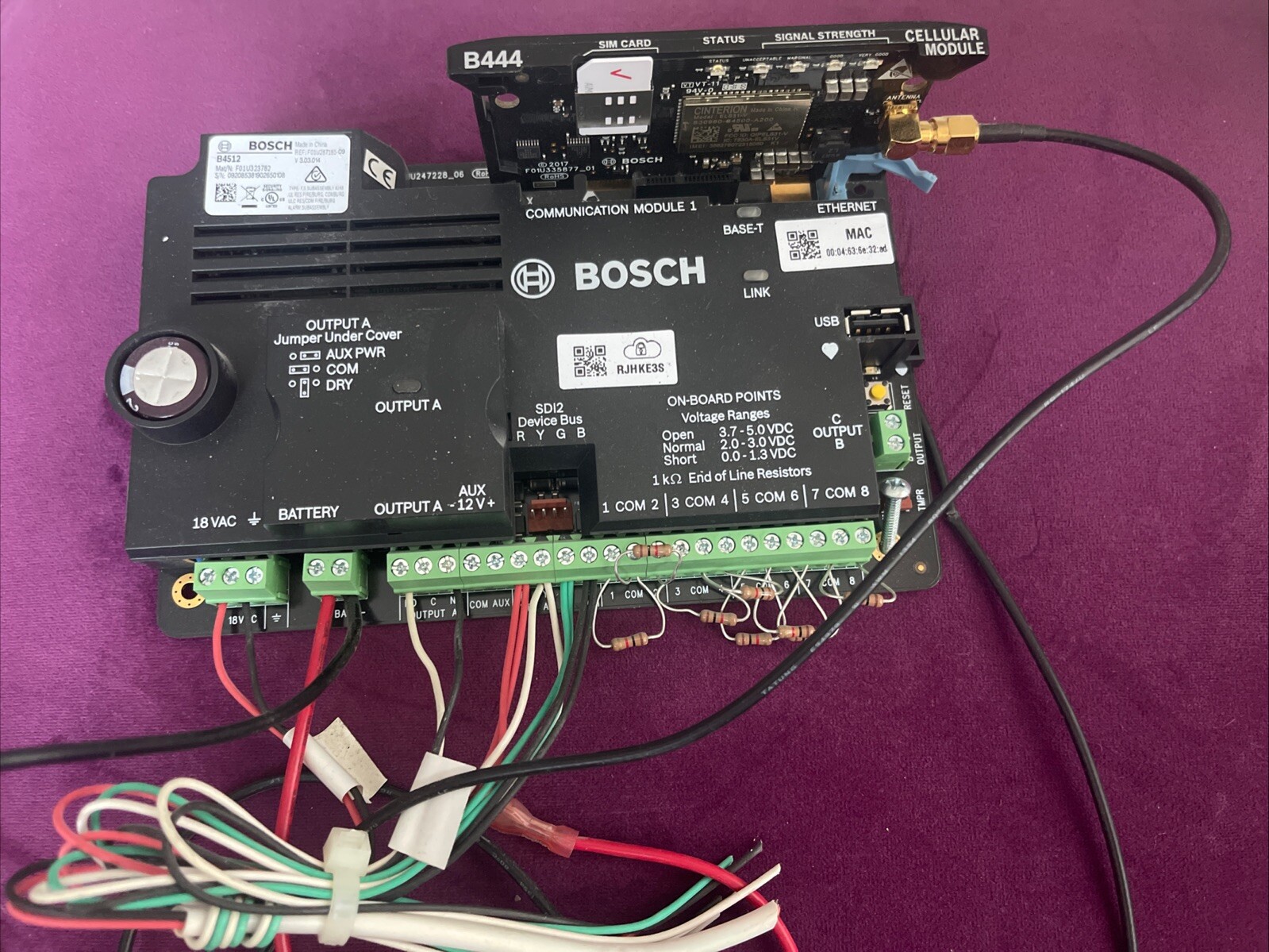 Bosch B4512 Communications Module 1 W/B444 Module | eBay
