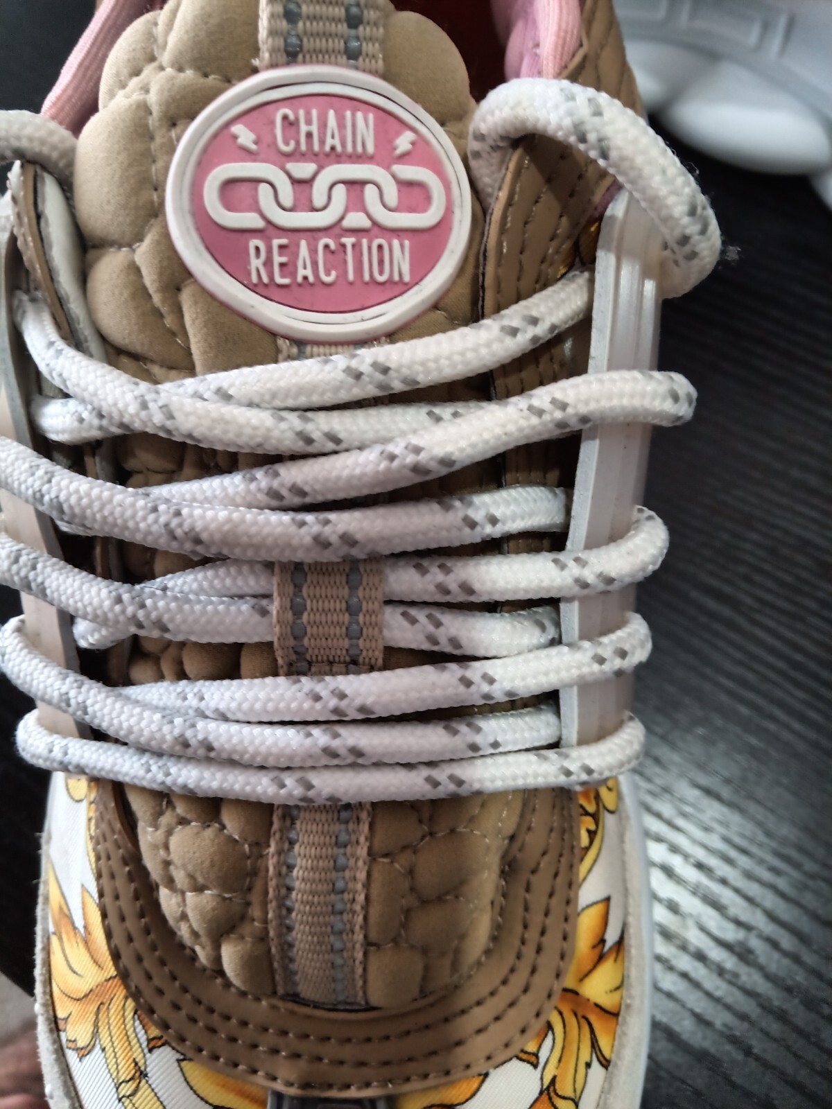 Versace Chain Reaction Baroque Women Shoes Sneakers … - Gem