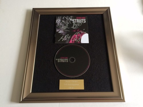 PERSONALLY SIGNED/AUTOGRAPHED THE STRUTS- EVERYBODY WANTS FRAMED CD ...
