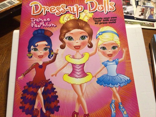 Dress Up Dolls Dance Fashion Paper dolls Booklet New | eBay