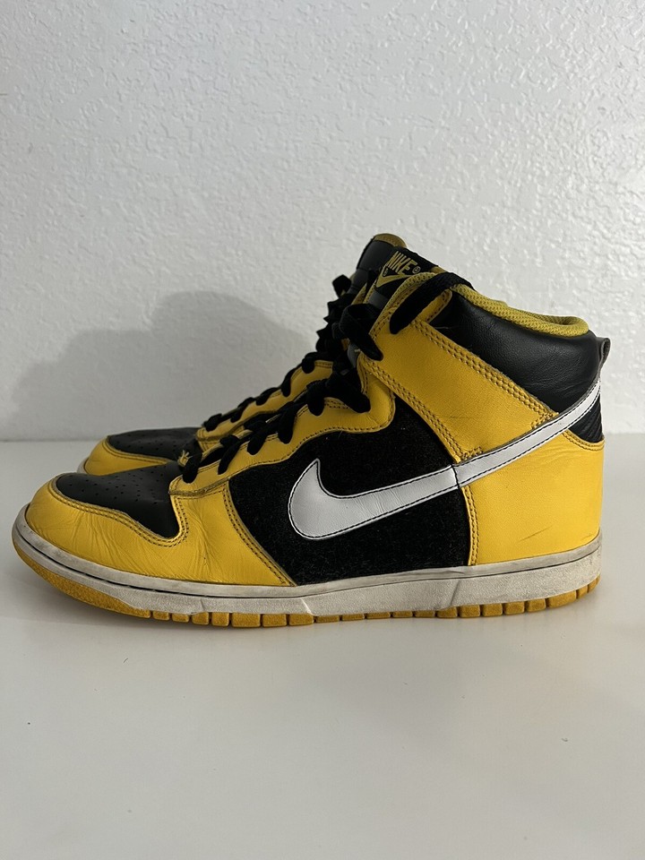 Nike Dunk High Varsity Maize Yellow 309432-711 Men's Size 10.5 | eBay