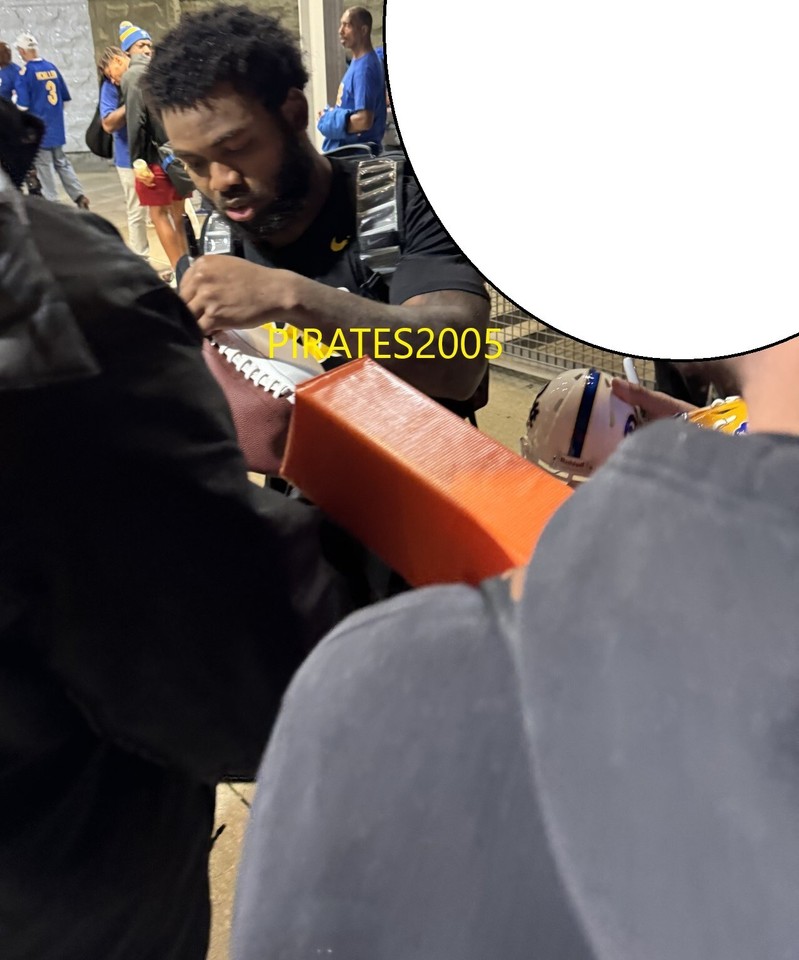 DESMOND REID SIGNED PITT PANTHERS SCRIPT MINI HELMET PROOF JSA COA | eBay