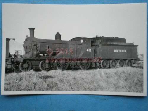 PHOTO SR EX LSWR CLASS L11 LOCO NO 437 23/3/51 | eBay