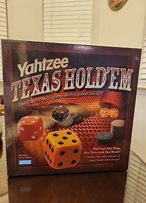 Yahtzee Texas Hold'em Poker Style Dice Game Hasbro 2004 NEW SEALED | eBay