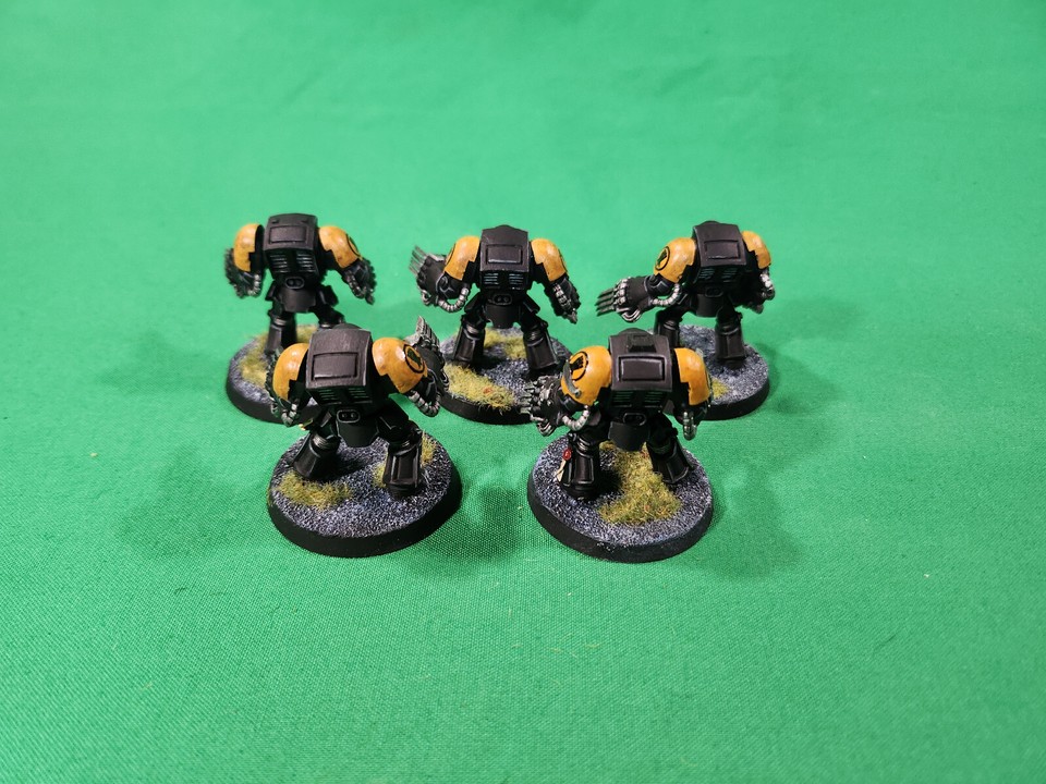 TERMINATOR SQUAD IMPERIAL FISTS SPACE MARINES WARHAMMER 40,000 40K 30k ...
