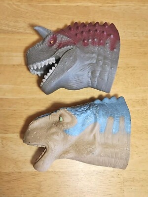 Disney Dinosaur 2000 Aladar And Carnotaurus Hand Puppets McDonalds Toys ...