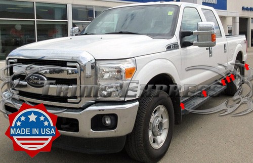 2011-2016 Ford F-250/F-350 Crew Cab Short Bed Rocker Panel Trim Cover 6 ...