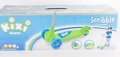 Razor Kinder Roller Scooter Kixi Scribble Blau/Grün/Silber | eBay.de
