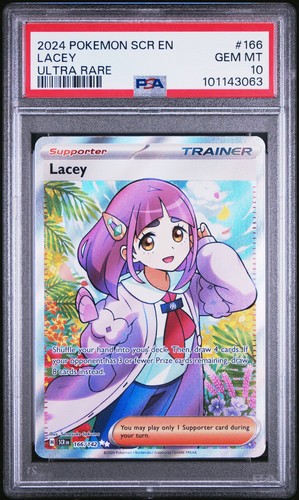 2024 POKEMON SCR EN-STELLAR CROWN ULTRA RARE #166 LACEY PSA 10 | eBay