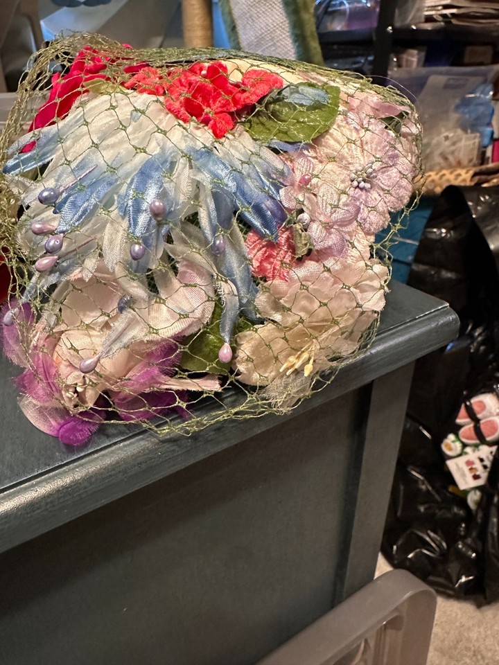 Vintage Junk Drawer Lot Tie Tacks, Pictures, Military Buttons, Card ...