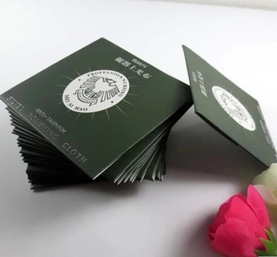 10Pcs Silver Polishing Cloths Cleaning Cleaner Polishing Cloth Anti ...
