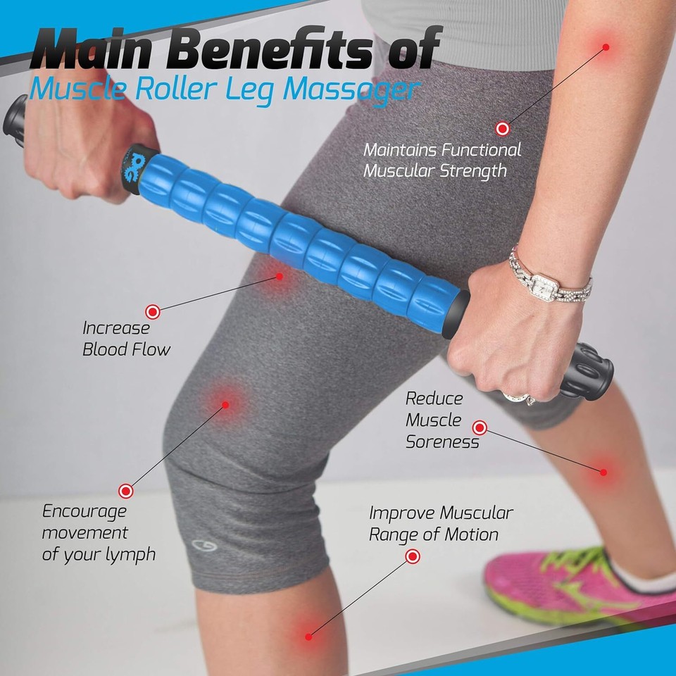 Muscle Roller Stick Pro Roller Massager Body Roller Stick Leg Roller ...