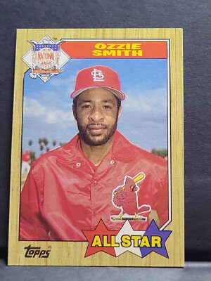 1987 Topps AllStar Ozzie Smith #598 Baseball Card Cardinals Buy&Get 3 ...