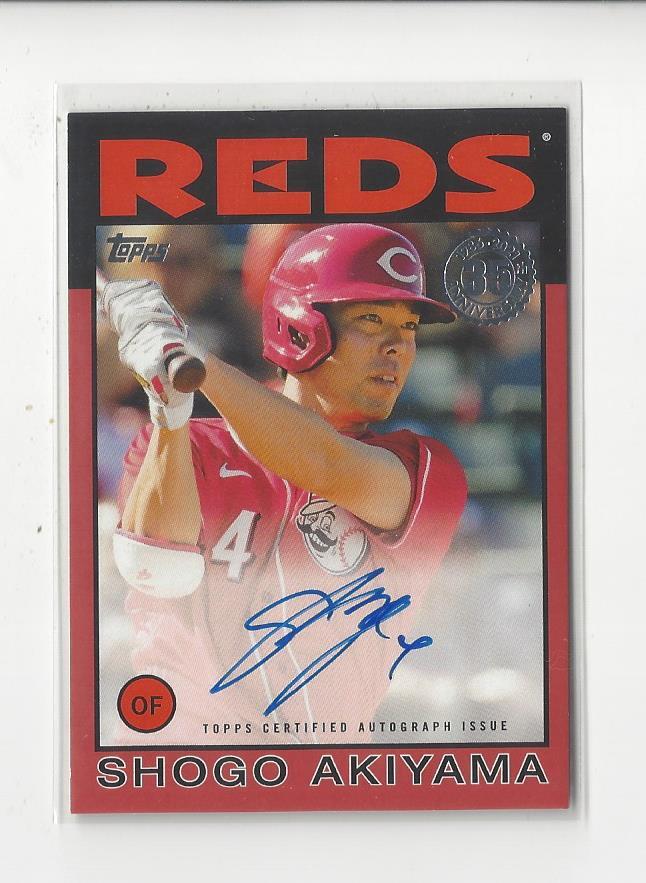 2021 Topps '86 Topps Red Shogo Akiyama Rookie AUTOGRAPH Reds /25 | eBay
