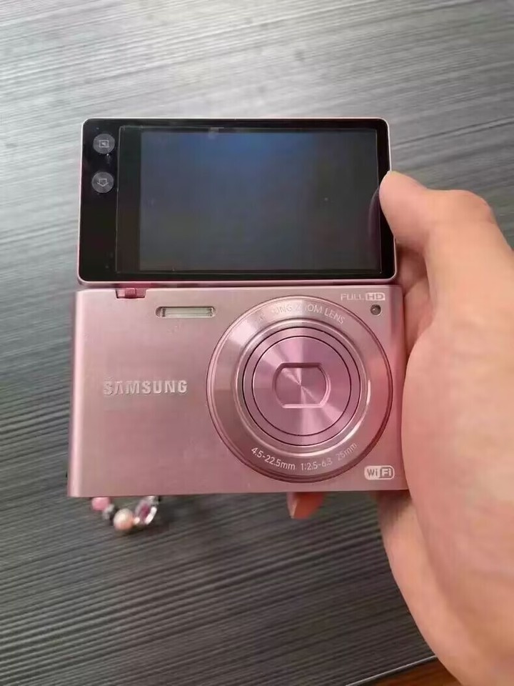 Pink 16 Million Pixels 5xOptical Zoom Flip-out Vlog Camera Samsung ...