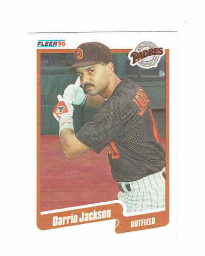 Darrin Jackson Padres OF #160 Fleer 1990 Baseball Card | eBay