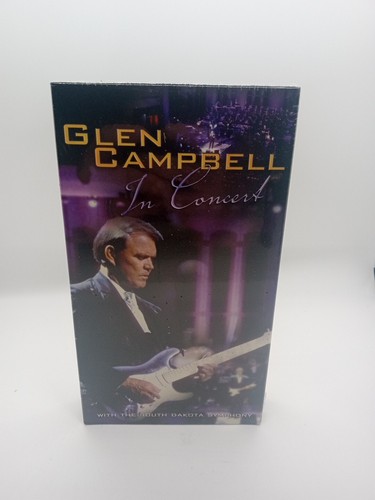 Glen Campbell in Concert VHS Sioux Falls South Dakota ORIGINAL... NEW ...