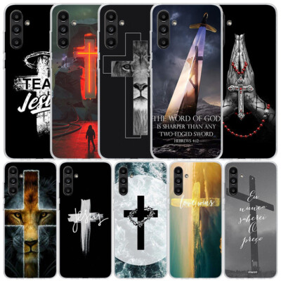 God Jesus Pray Cross Phone Case For Samsung Galaxy A15 A14 A13 A12 A55 ...