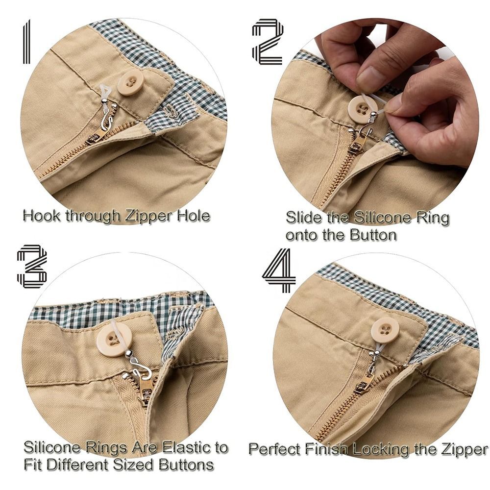 Silicone Zipper Hooks Universal Zipper Pull Replacement Zipper Holder ...