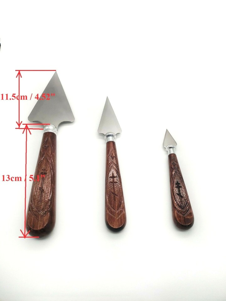 3 pcs Set Orthodox Church Altar Lance Proskomedia Liturgy Sharp Spears ...