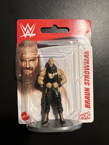 New Braun Strowman WWE 3" Action Figure Mattel Wrestling Micro ...