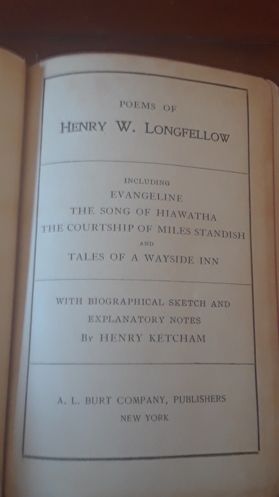 Longfellow's Poems, Leather Bound, 1901 copyright | eBay
