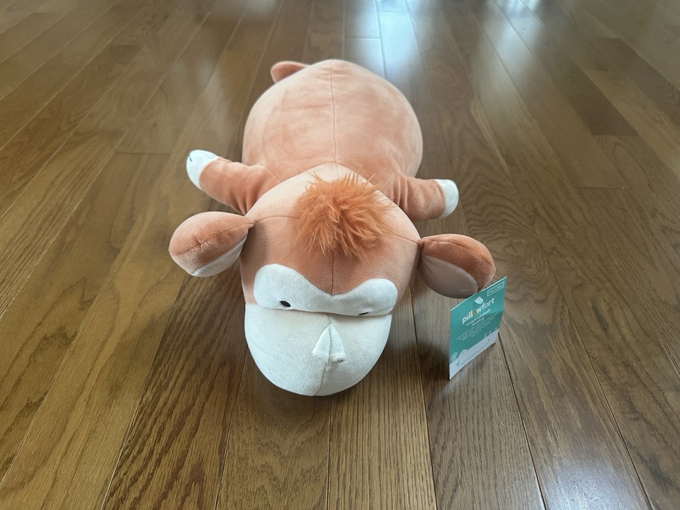 Monkey Weighted Plush Kids' Throw Pillow Orange - Pillowfort™ NWT | eBay