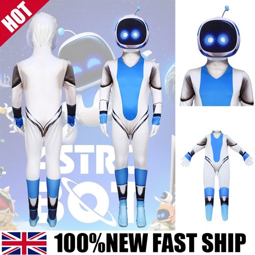 2026 Halloween Movie The Astro Bot Cosplay Costume Jumpsuit Robot With ...