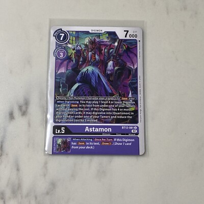 Digimon Astamon Uncommon NM Across Time Same Day Shipping! | eBay