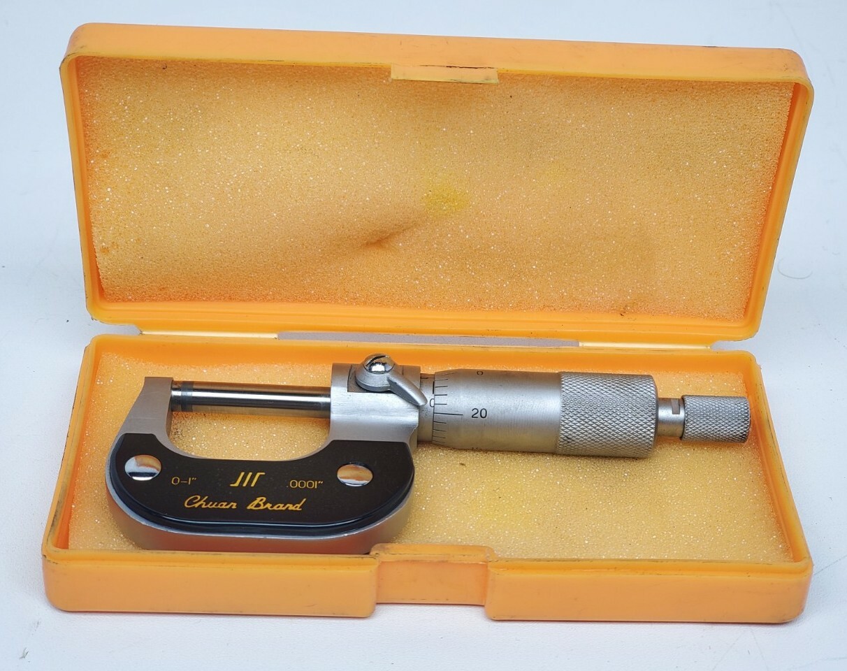 PRECISION MACHINISTS 0-1" OUTSIDE MICROMETER .0001" Grad. CHUAN | eBay