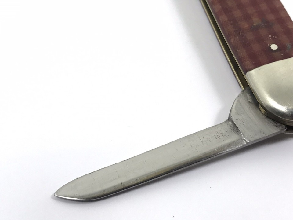 Plaid Checkered Cigar Jack Knife 2 Blade Vintage 10430-LP | eBay