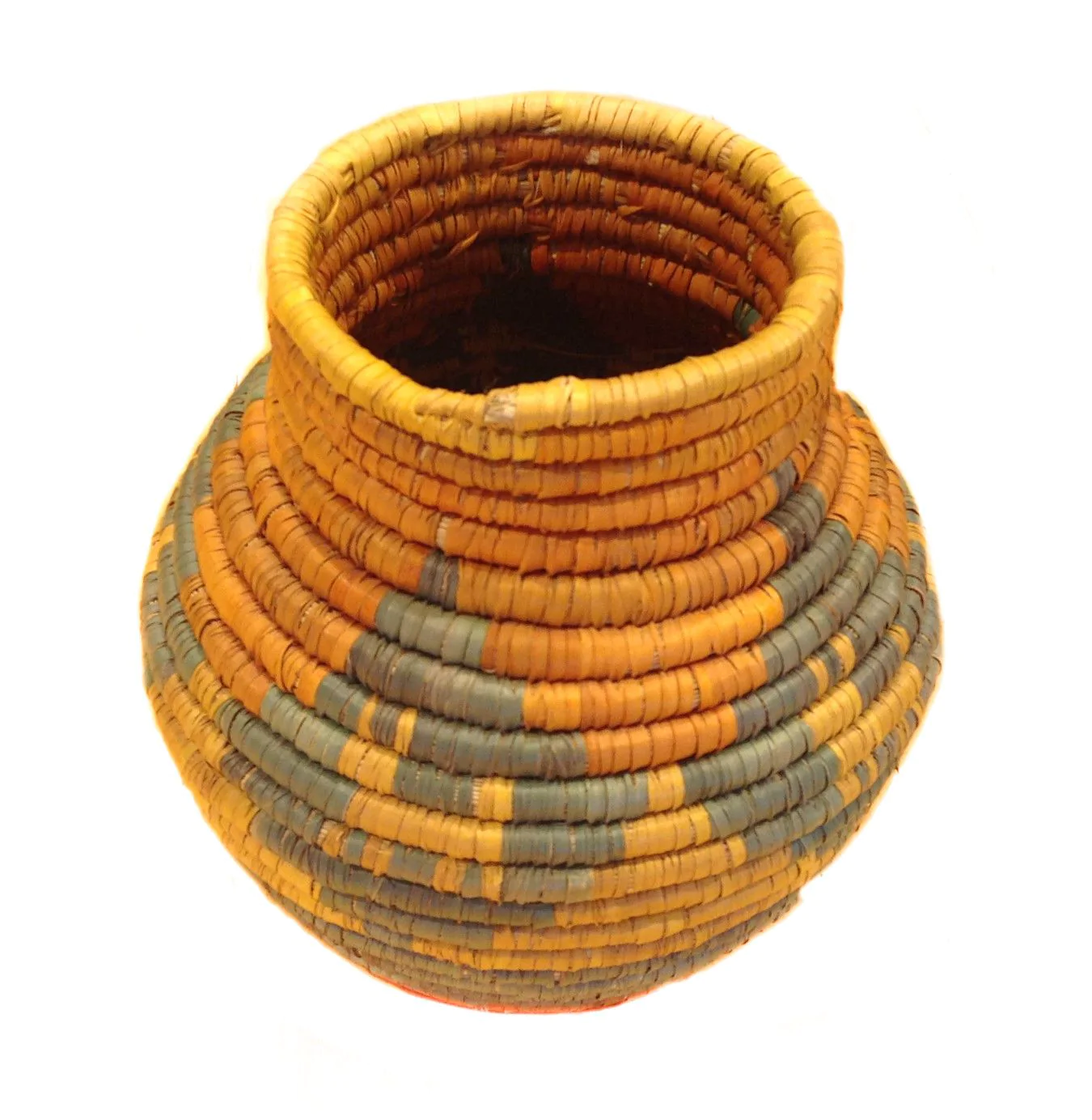 Hand-Woven Southwestern Small Olla Basket 7 Tall Handmade Brbal-30 | eBay
