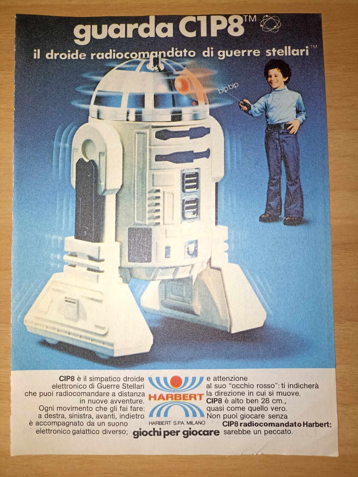 C1P8 DROIDE GUERRE STELLARI STAR WARS Pubblicità Advertising Werbung ...