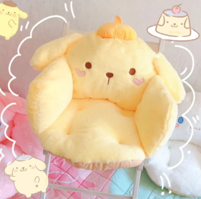 POMPOMPURIN PLUSH SEAT CUSHION SOFT GAMER BIRTHDAY GIFT CHAIR CAR ...