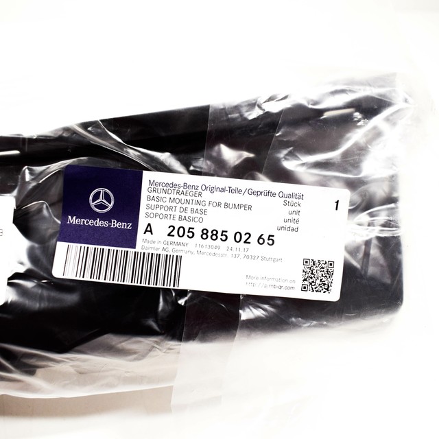 Mercedes-Benz C-class W205 Rear Bumper Basic Carrier A2058850265 OEM ...