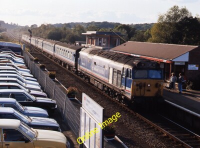 Photo 6x4 Train at Templecombe - 1991 Abbas Combe Class 50 diesel ...