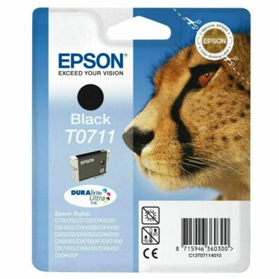 Epson T071 T0711 T0712 T0713 T0714 Cheetah Original Genuine Inks ...