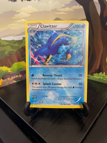 Clawitzer 24/111 - Furious Fists - Holo Rare - Pokemon Card TCG - LP | eBay