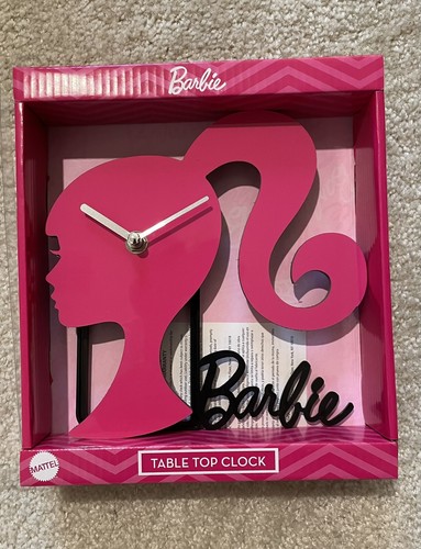 Mattel Barbie Hot Pink Table Top Clock NRFB | eBay