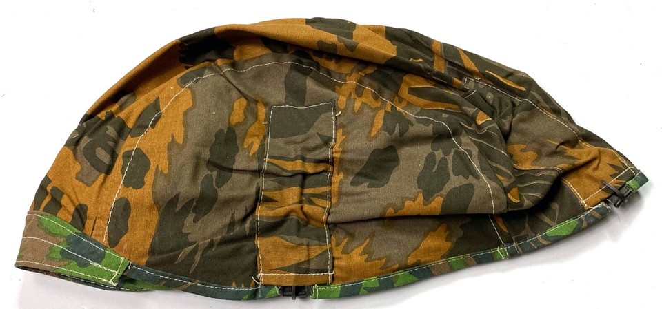WWII GERMAN WAFFEN M1942 TYPE I PALM CAMO M35 M40 HELMET COVER | eBay