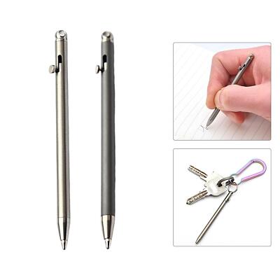 Personality Mini Titanium Pen Sturdy Unisex Multitool Ballpoint Pen ...