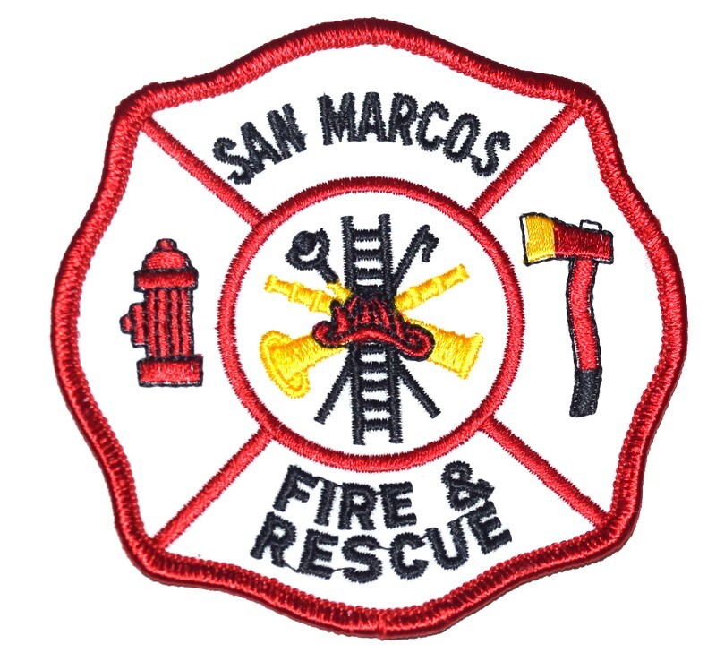 SAN MARCOS – FIRE & RESCUE - TEXAS TX Fire Patch EMS Rescue Public ...
