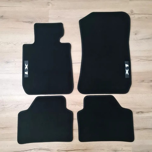 For BMW X1 2009-2015 Car Floor Mats Velour Waterproof Black Carpet Auto ...