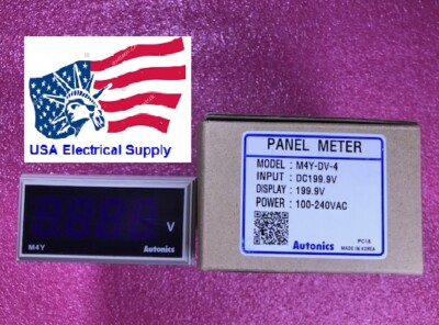M4Y-DV-4 Autonics Panel Meter Power 100-240 VAC | eBay