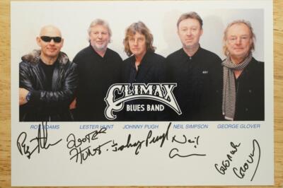 Original UK Music Sharpie Autographed Photo CLIMAX BLUES BAND | eBay