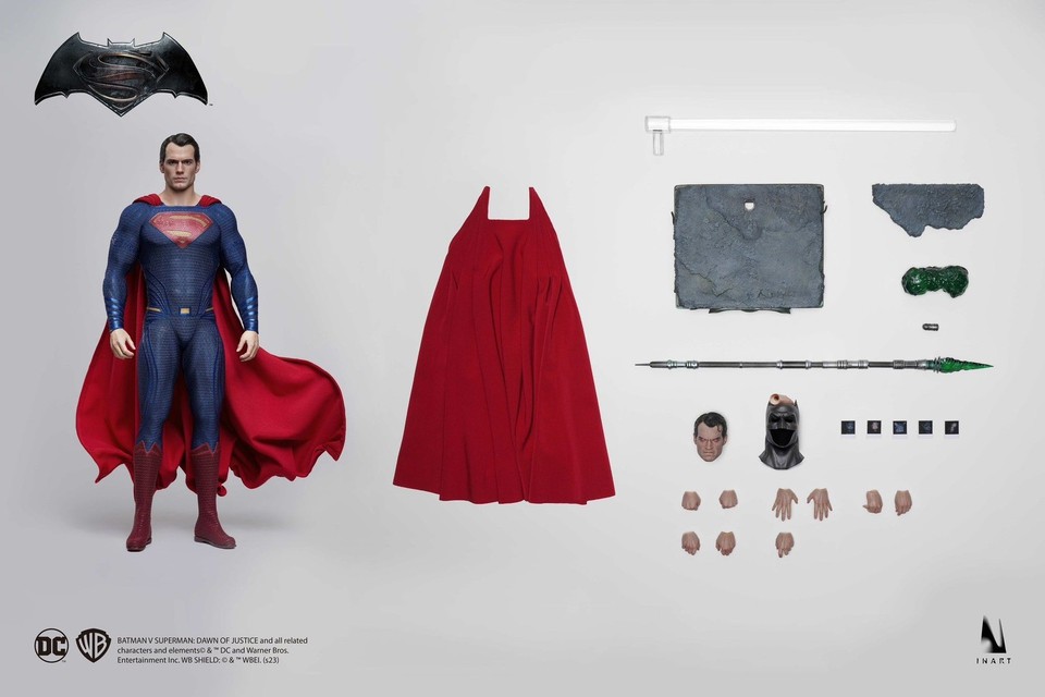INART Superman Henry Cavill Batman vs Superman Dawn of Justice AG007 1/ ...